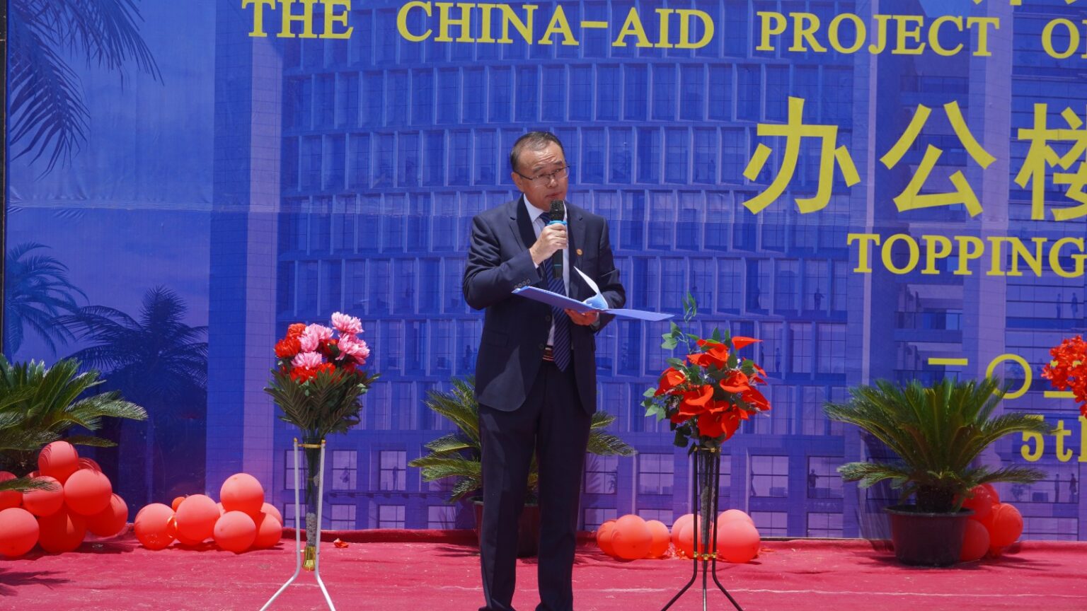 SCEGC Completes Frame Structure of China-funded new ECOWAS Building in ...